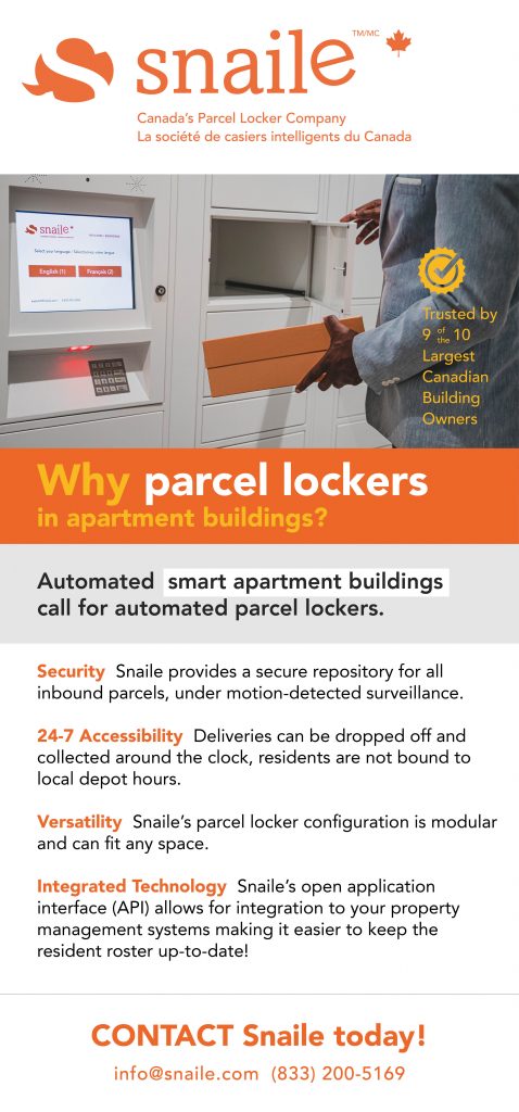 Why Parcel Lockers In Apartment Building? - Snaile Lockers